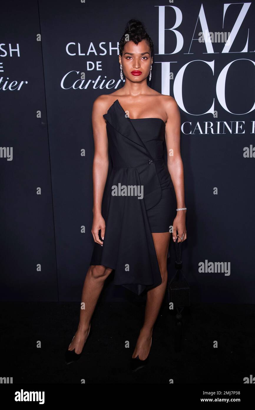 Indya Moore attends the Harper's Bazaar "ICONS By Carine Roitfeld" gala ...