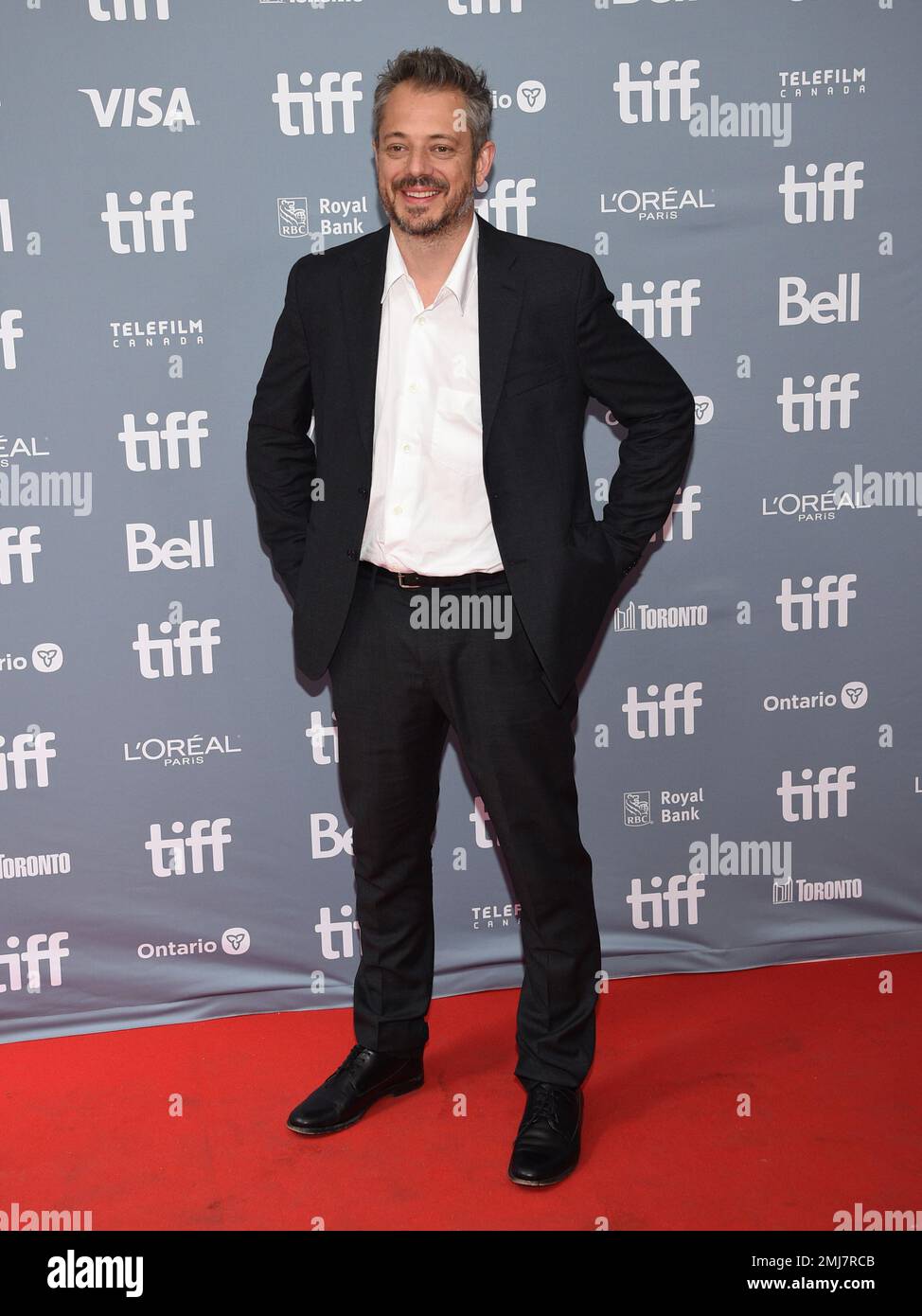 Director Benedict Andrews attends a press conference for "Seberg" on ...