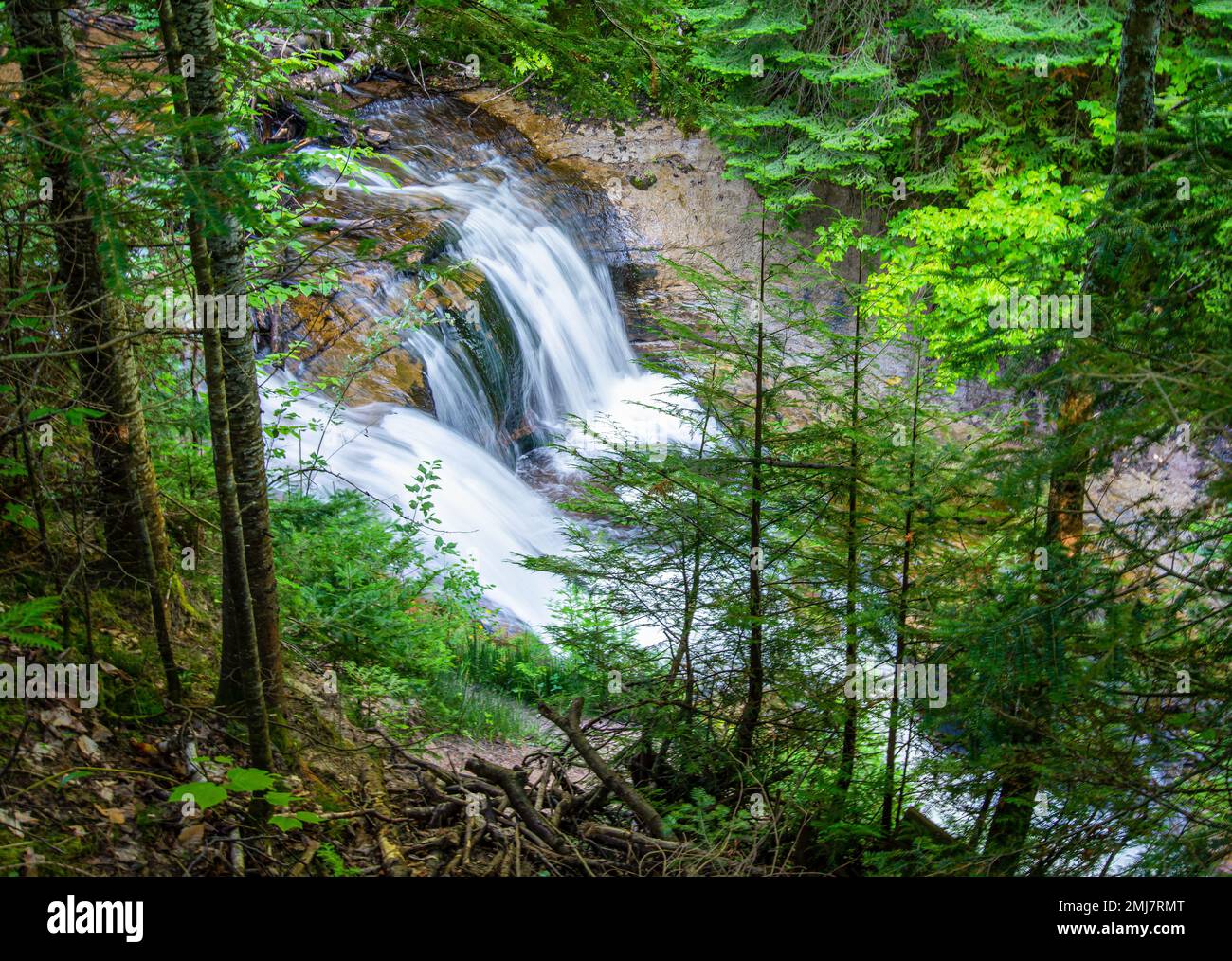 Superior national forest waterfall hi-res stock photography and images ...