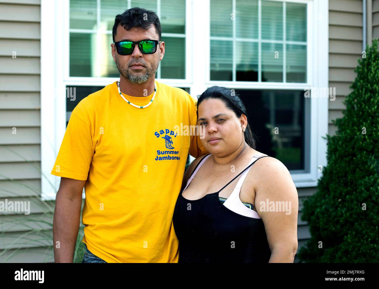 In this Aug. 2, 2019 photo, Ashlyn Gonzales, right, and her longtime ...