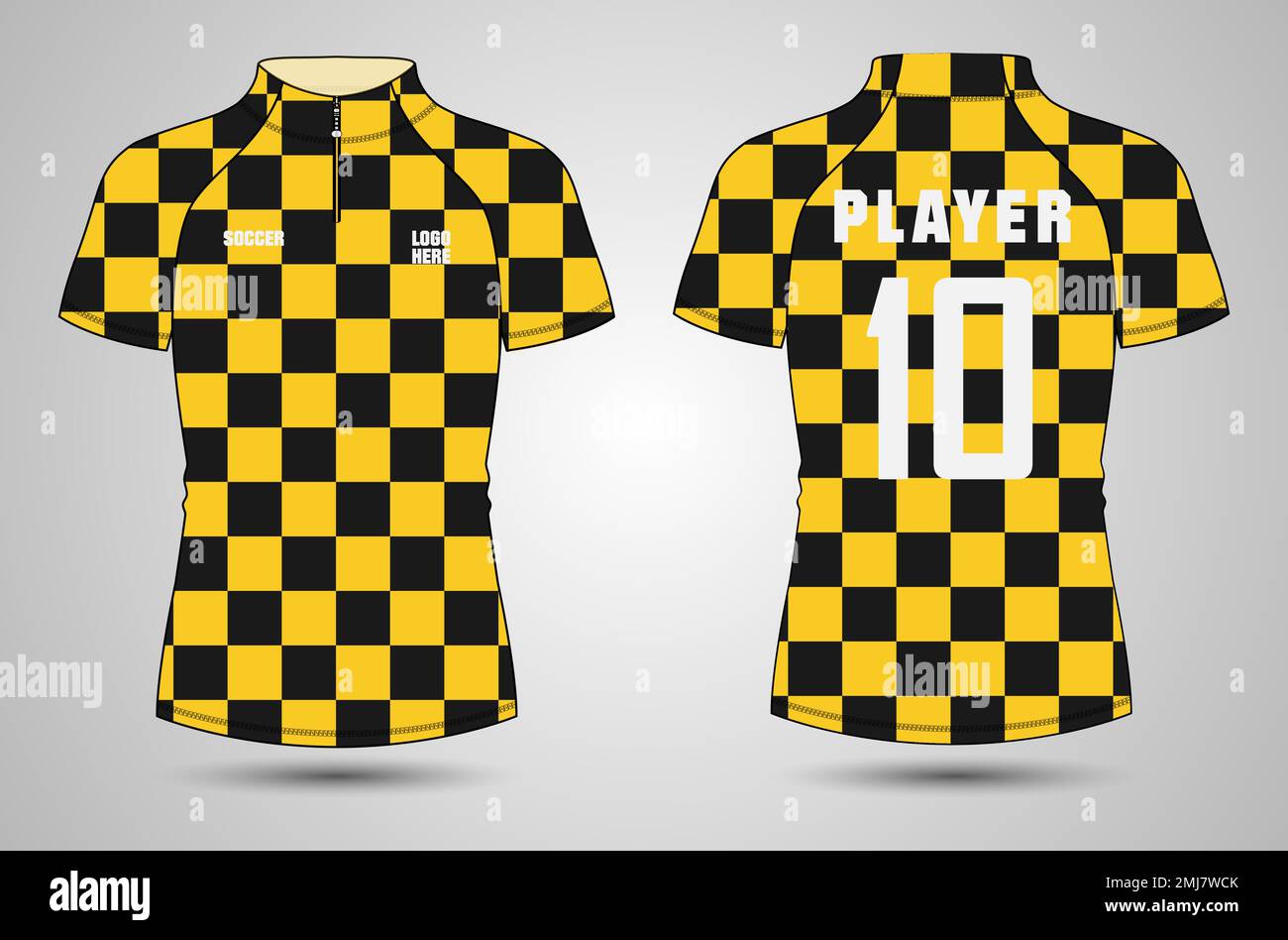 T-shirt sport Jersey design Vector illustration template Front And back ...