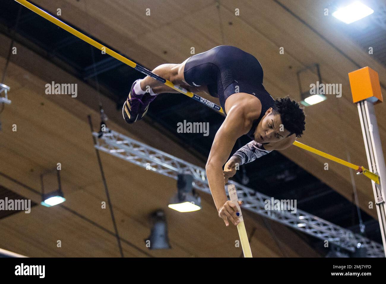 Karlsruhe, Germany. 27th Jan, 2023. Athletics: INDOOR-Meeting Karlsruhe ...
