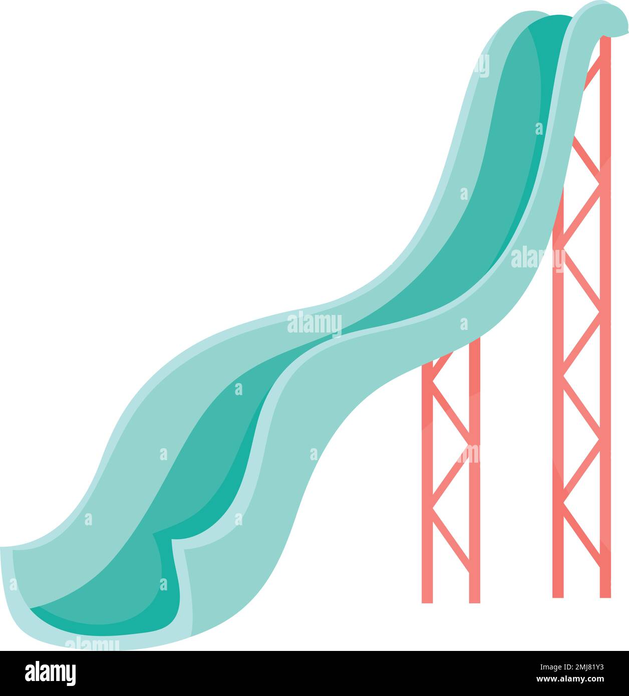 blue slide water park icon Stock Vector Image & Art - Alamy