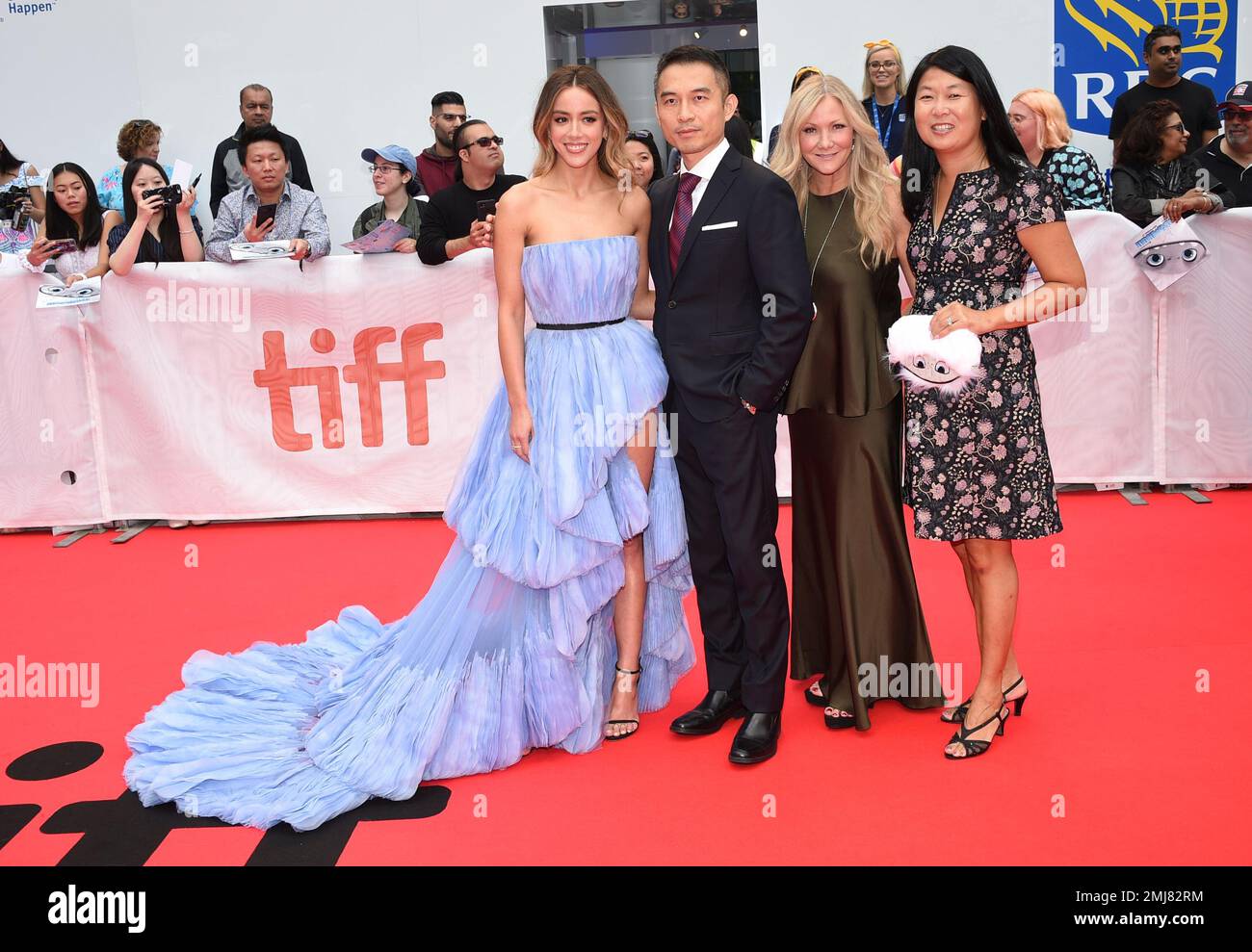 Chloe Bennet, from left, Frank Zhu, Jill Culton and Peilin Chou attend ...
