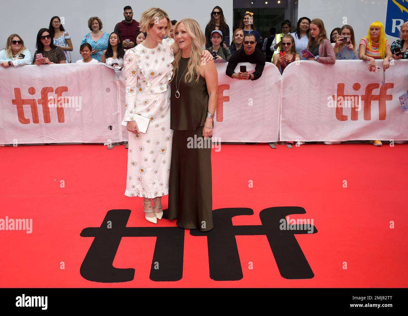 Sarah Paulson, left, and director Jill Culton attend the premiere of ...