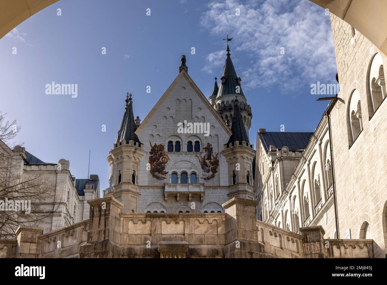 Schloss neuschwanstein castle interior hi-res stock photography and ...