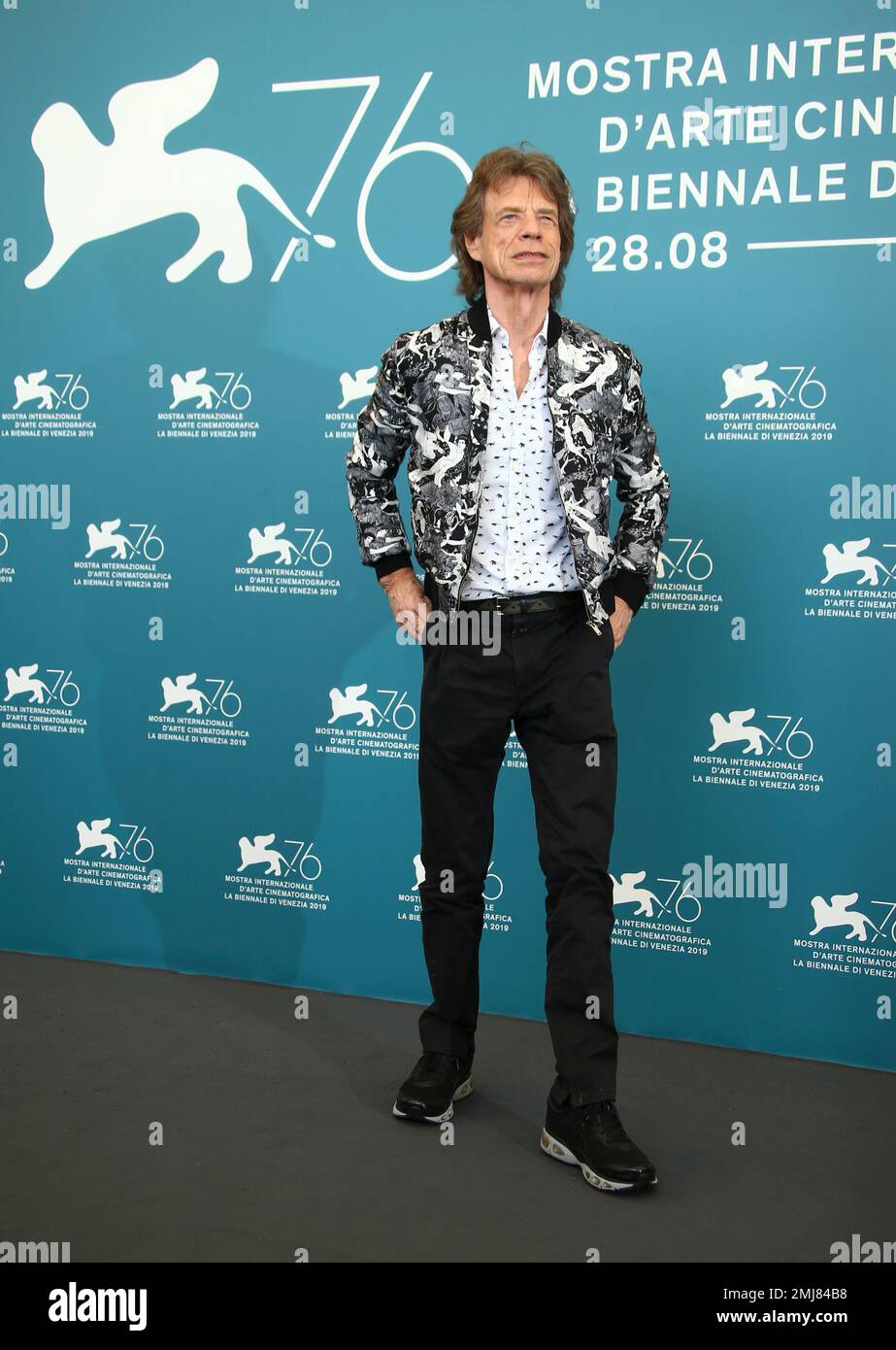 Actor Mick Jagger poses for photographers at the photo call for the ...