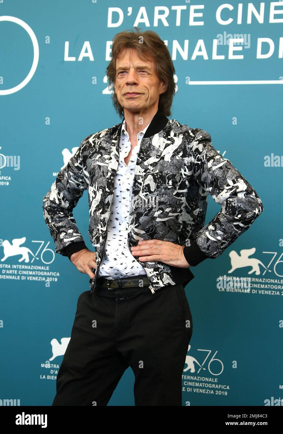 Actor Mick Jagger poses for photographers at the photo call for the ...