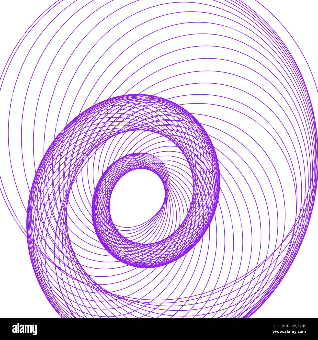 Purple Swirls Swoosh Marks with Vector Hand Drawn Highlighter Accent Line Work Stock Vector ...