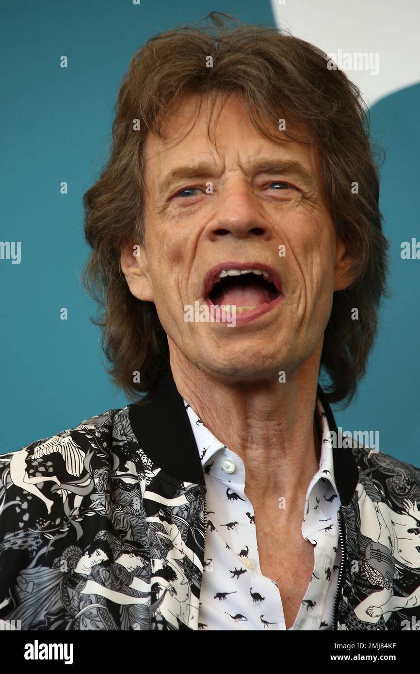 Mick Jagger poses for photographers for the photo call of the film 'The ...