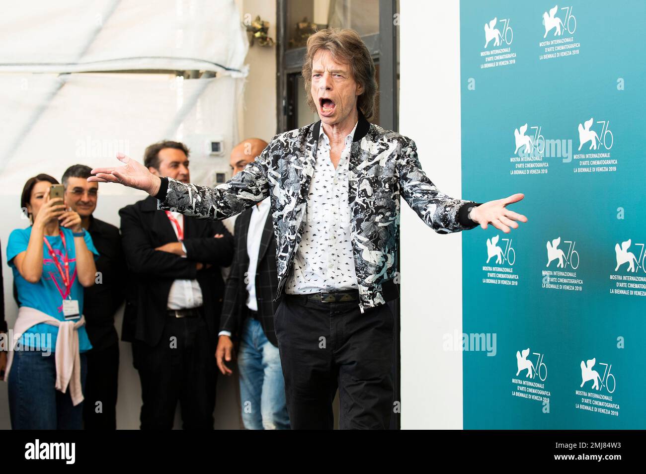 Actor Mick Jagger poses for photographers at the photo call for the ...