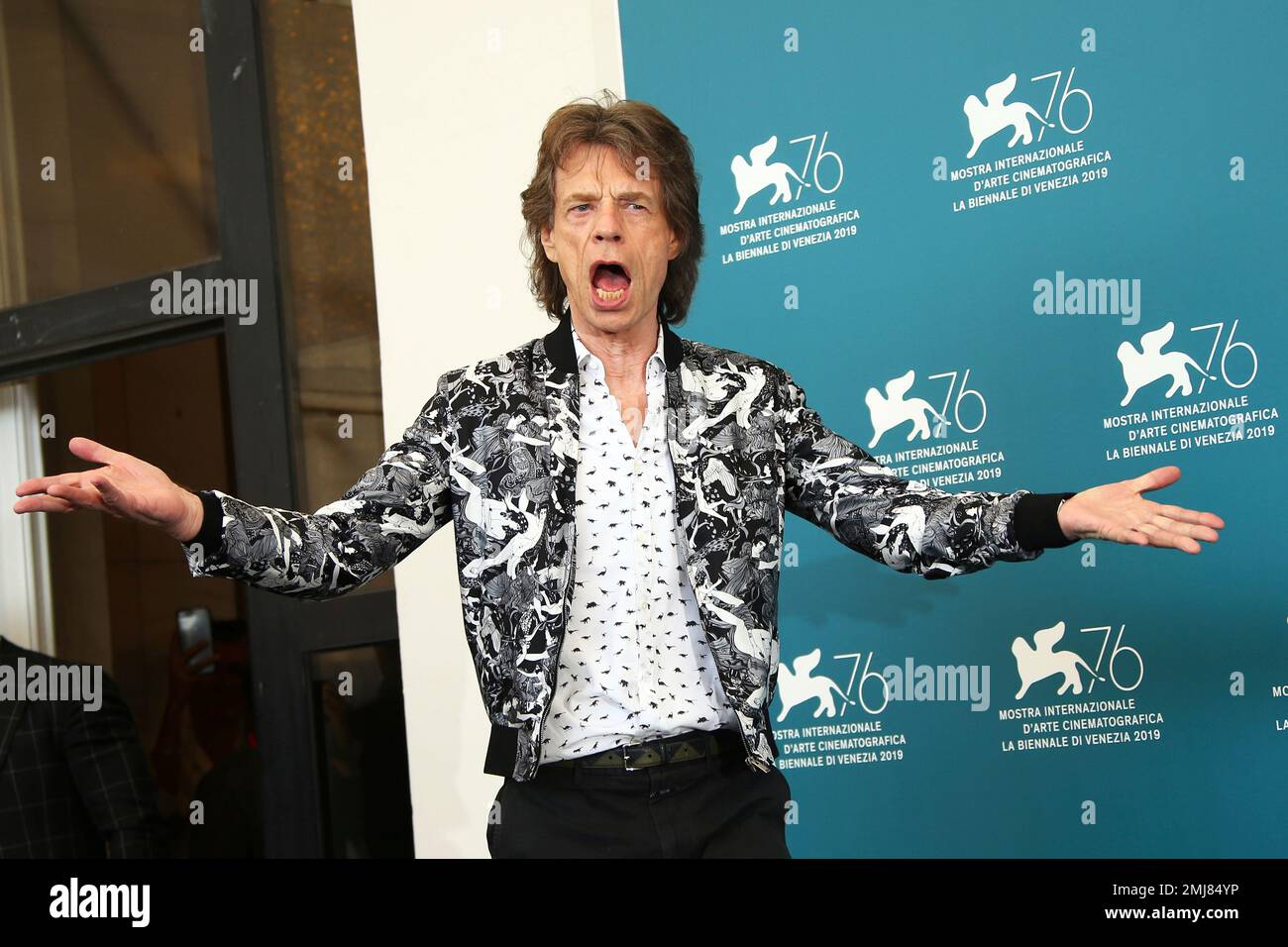 Actor Mick Jagger poses for photographers at the photo call for the ...