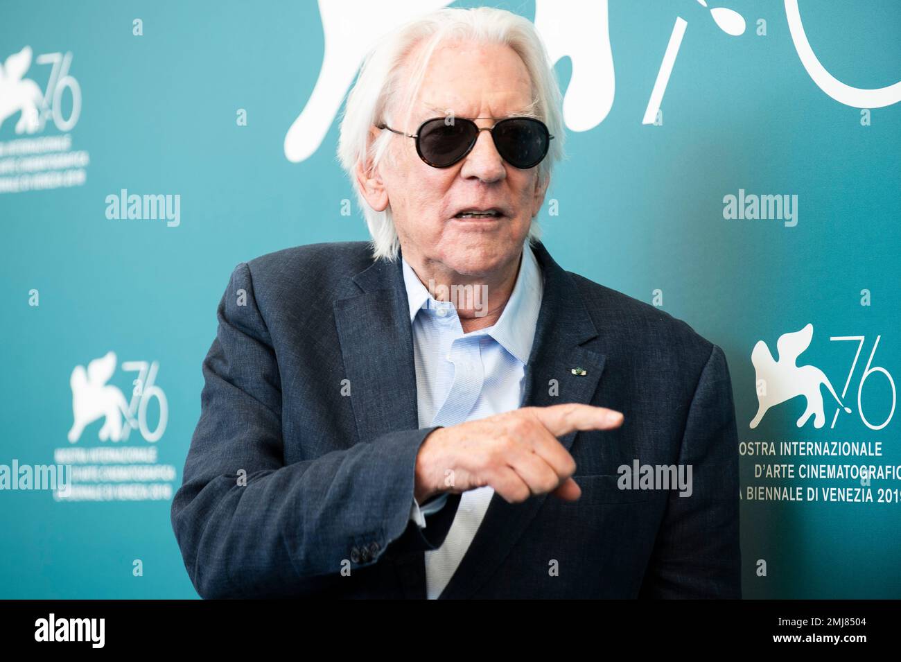 Actor Donald Sutherland poses for photographers at the photo call for ...