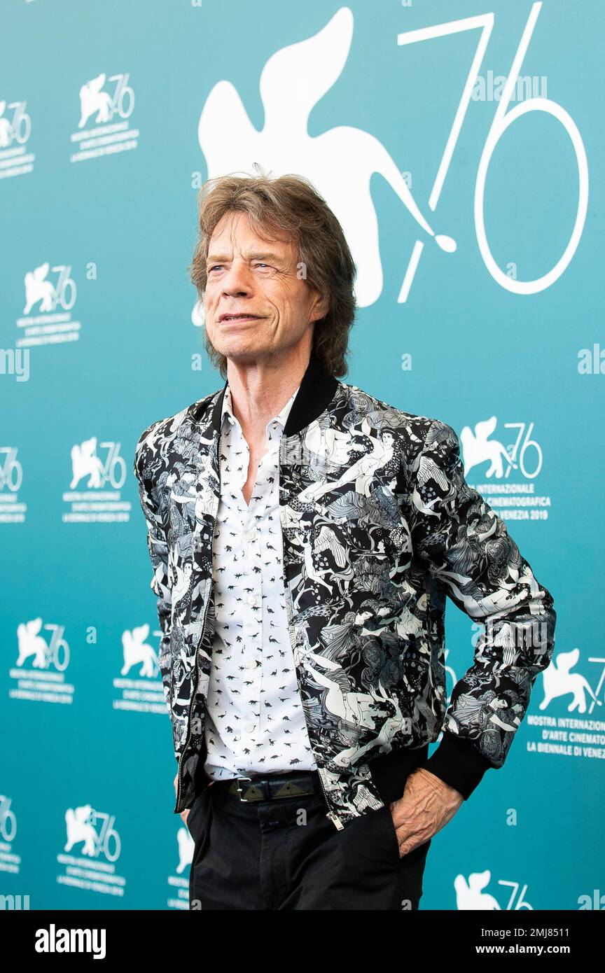 Actor Mick Jagger poses for photographers at the photo call for the ...