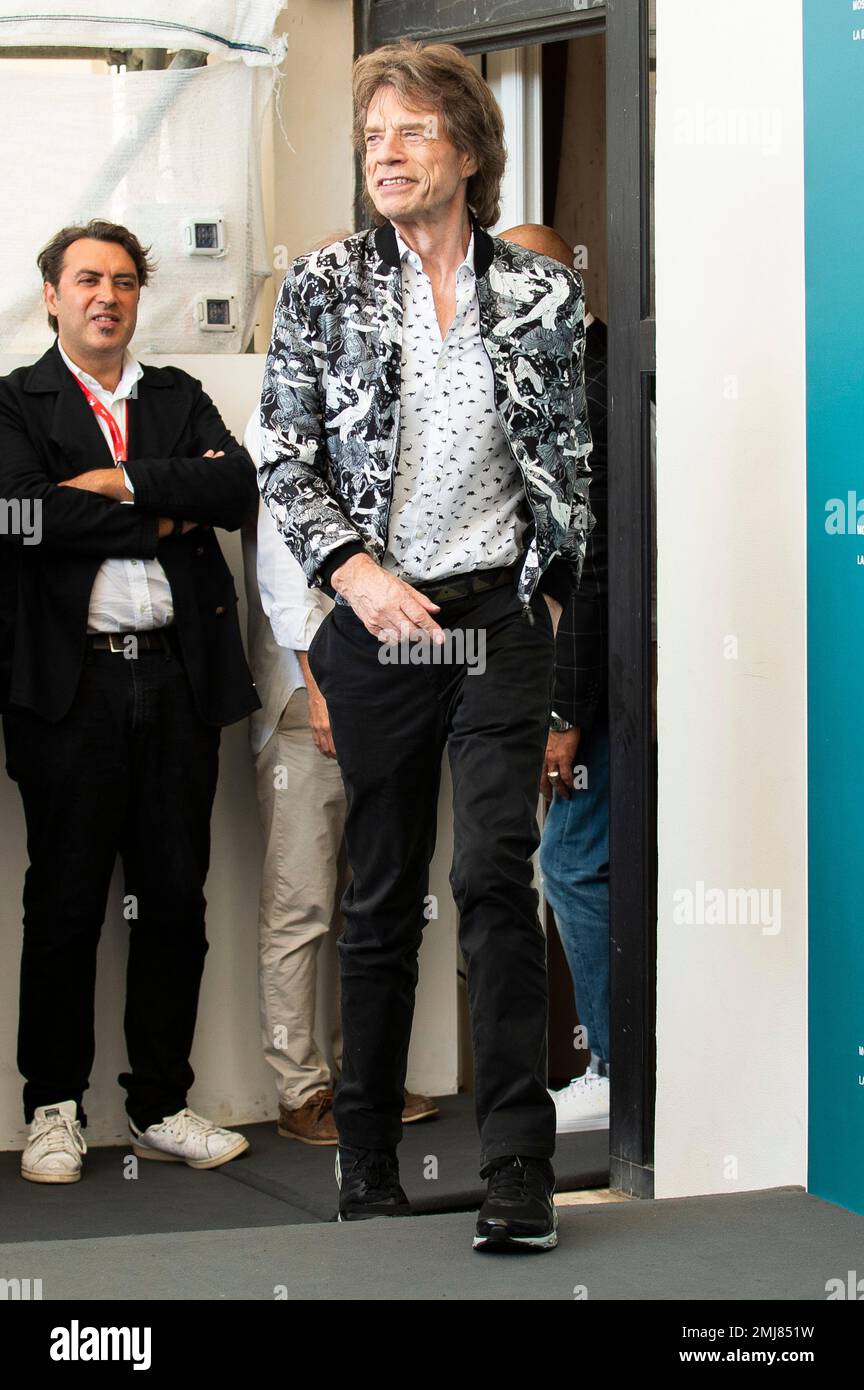 Actor Mick Jagger poses for photographers at the photo call for the ...