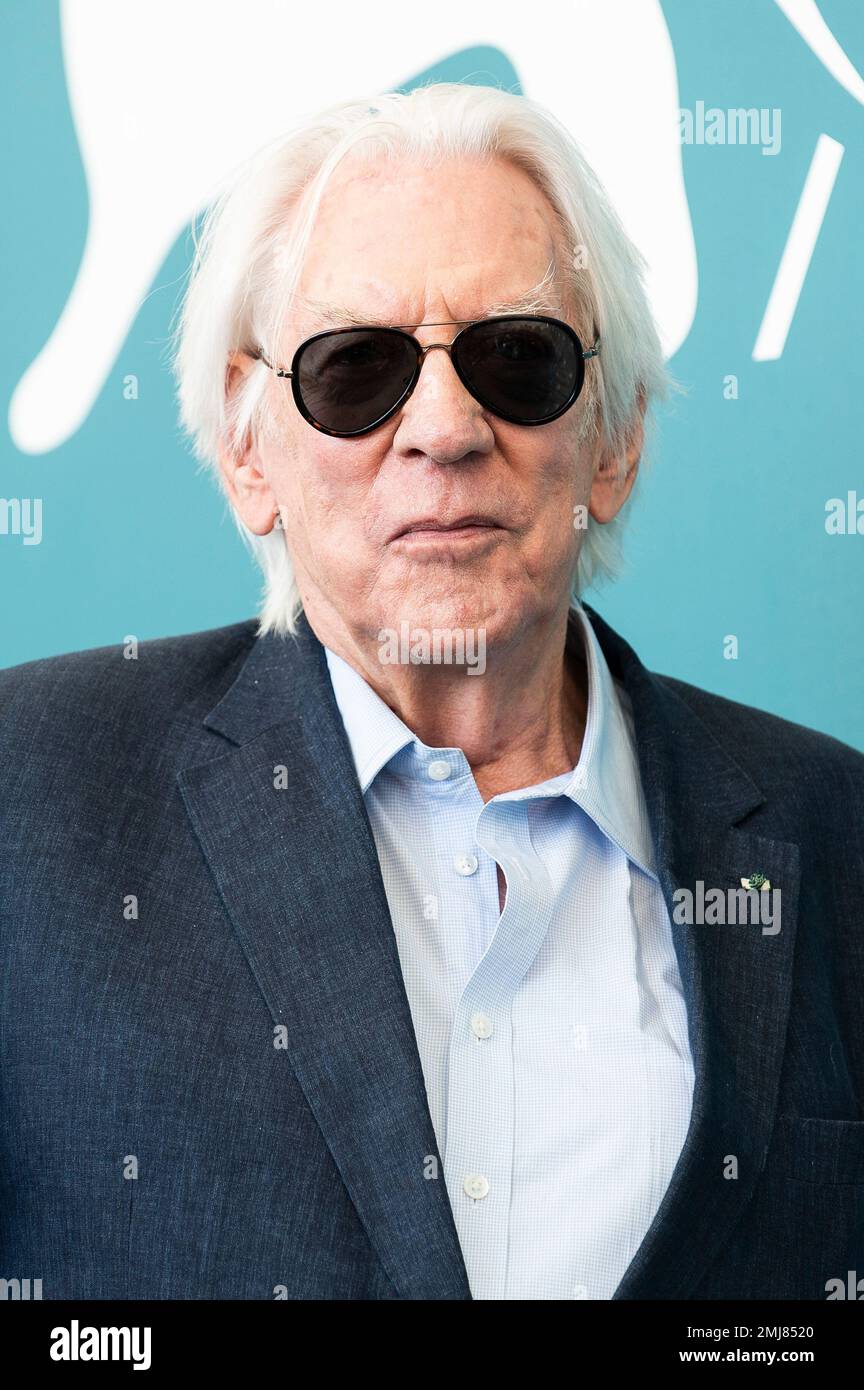 Actor Donald Sutherland poses for photographers at the photo call for ...