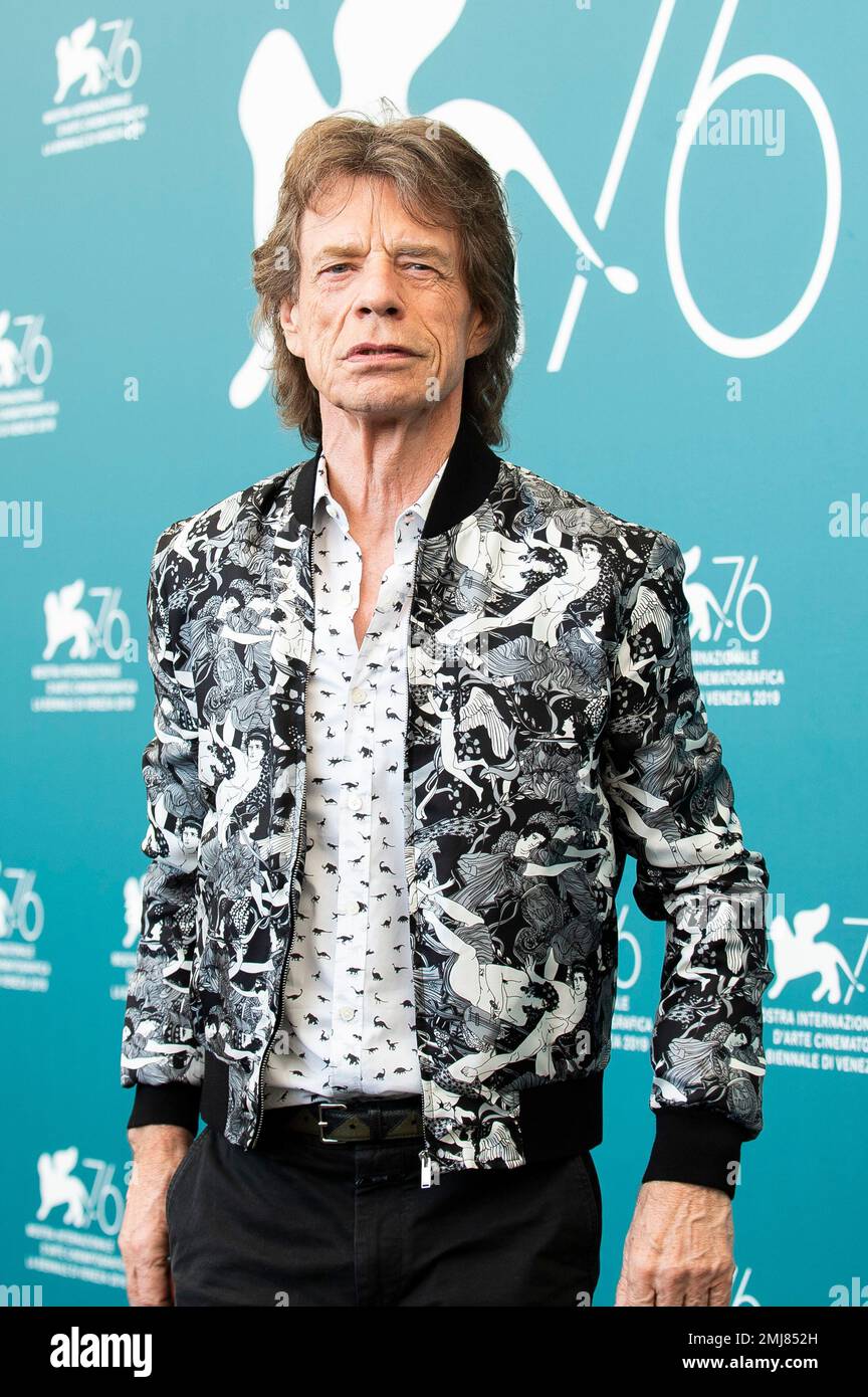 Actor Mick Jagger poses for photographers at the photo call for the ...