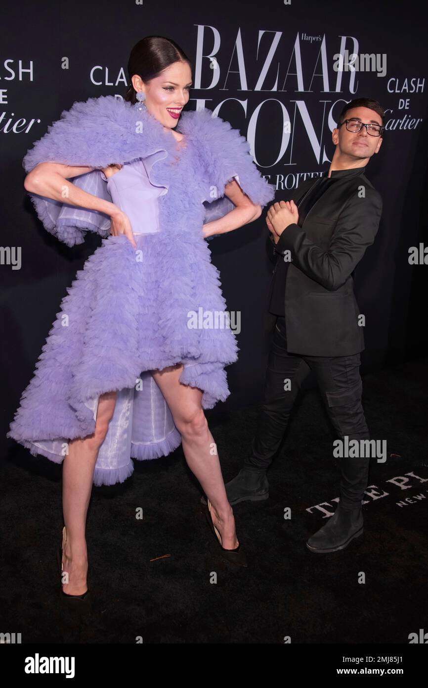 Coco Rocha and Christian Siriano attend the Harper's Bazaar "ICONS By ...