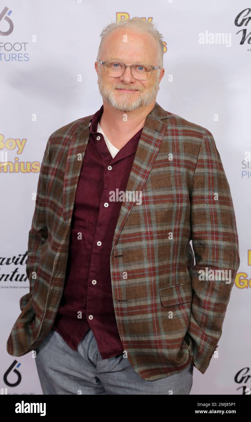 Peter Breitmayer attends the LA Premiere of "Boy Genius" at the Arena ...