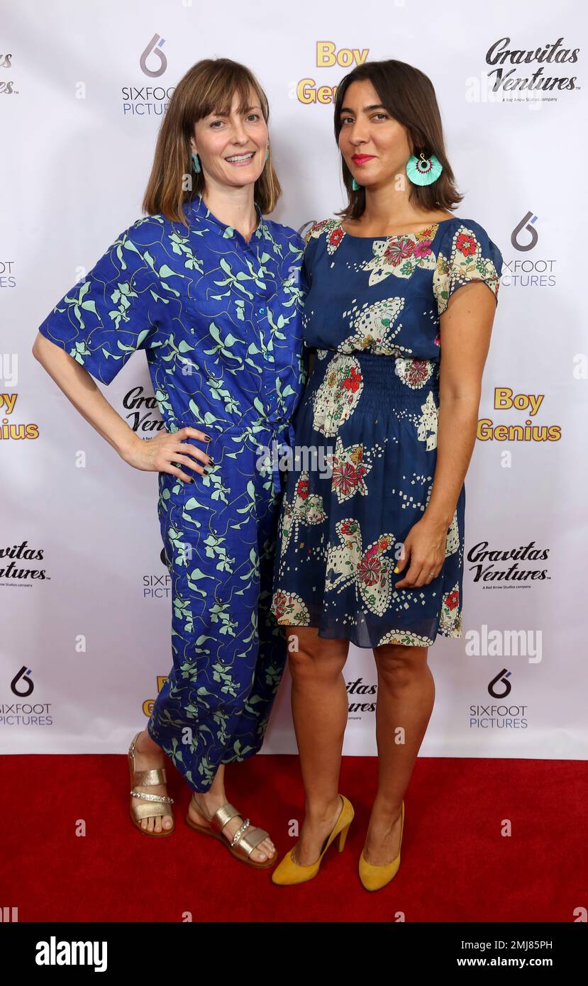 Vicky Wight, left, and Bridget Stokes attend the LA Premiere of "Boy ...