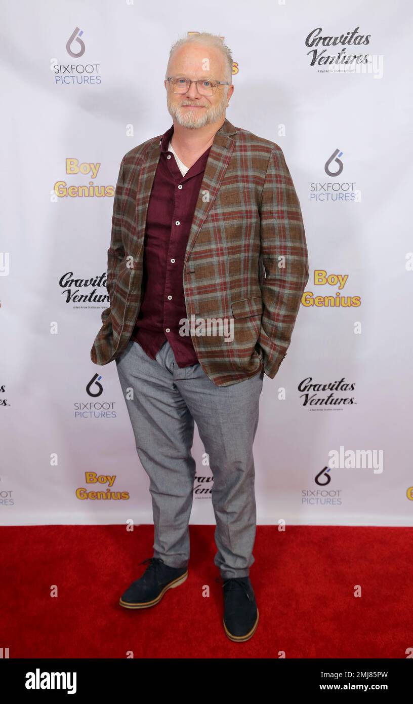 Peter Breitmayer attends the LA Premiere of "Boy Genius" at the Arena ...