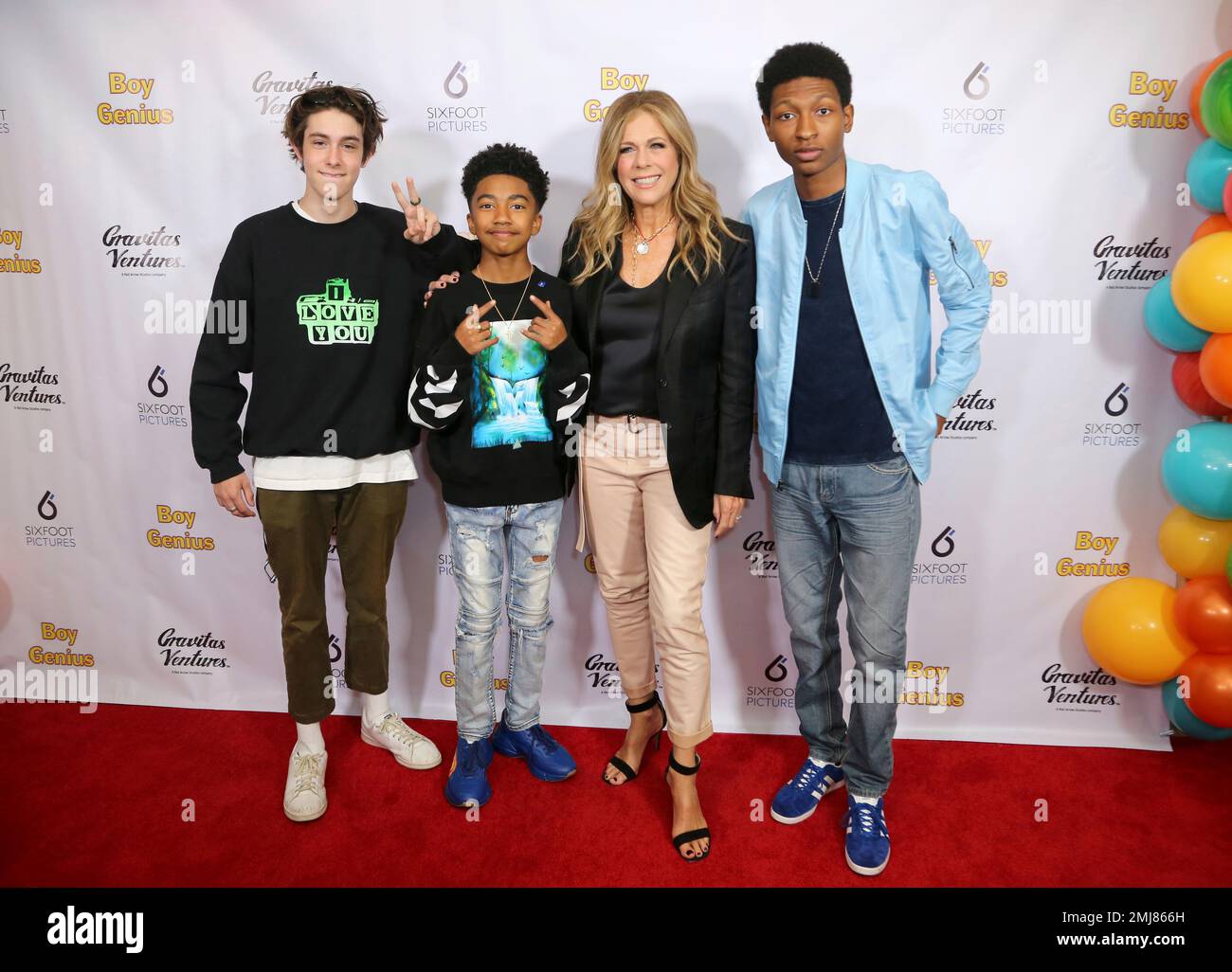 Members of the cast Diego Velazquez, from left, Miles Brown, Rita ...