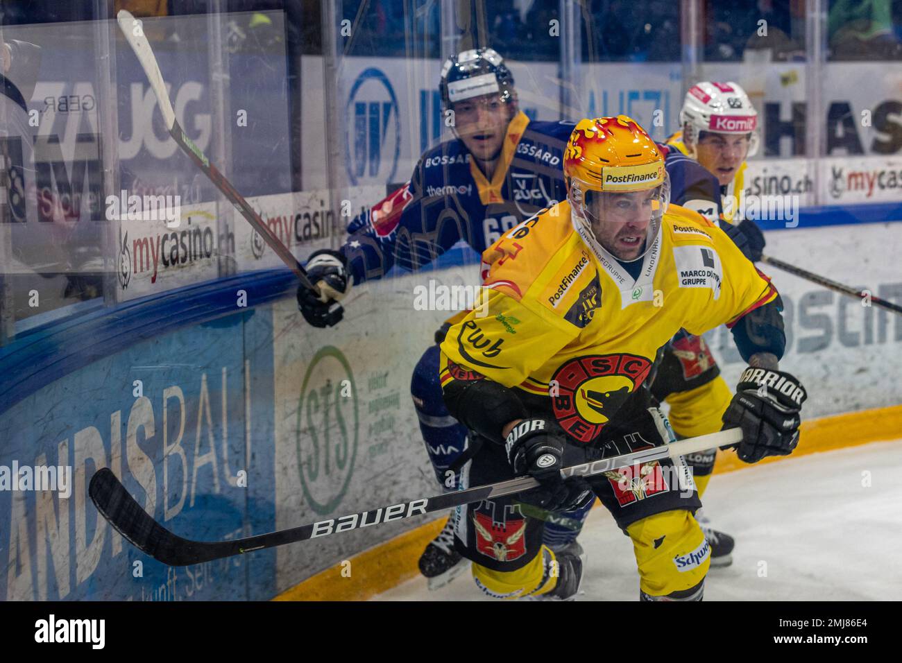 PostFinance top scorer Christopher DiDomenico (SC Bern) during the ...