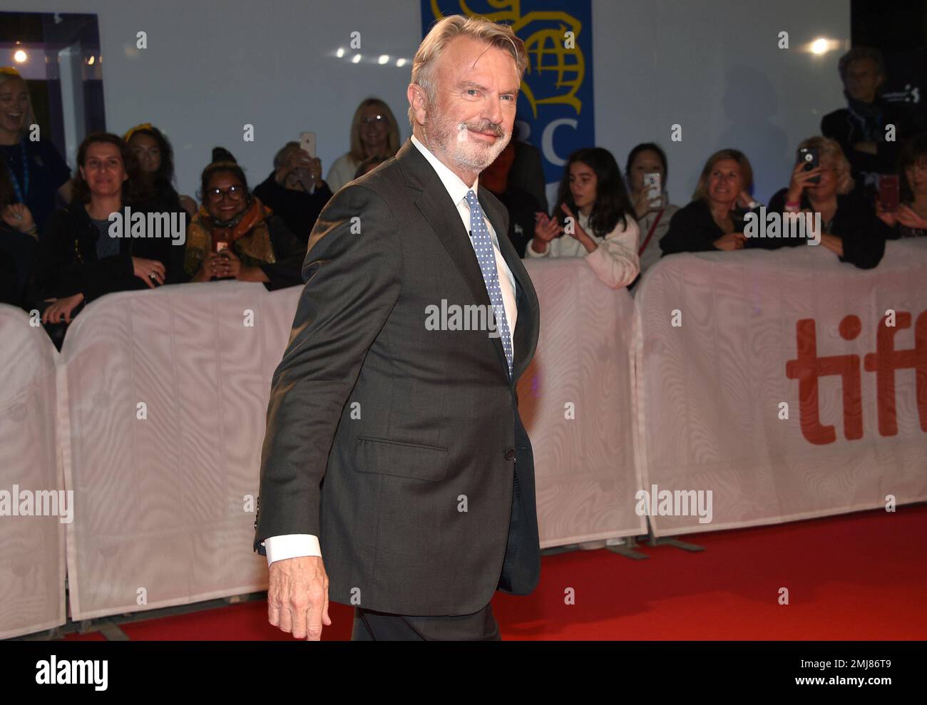 Sam Neill attends the premiere for "Blackbird" on day two of the ...