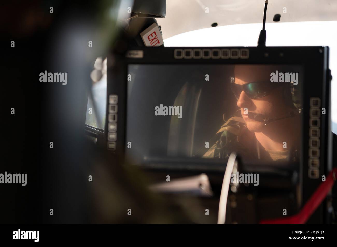 U.S. Air Force Staff Sgt. Derek Bolton, a staff weather officer ...