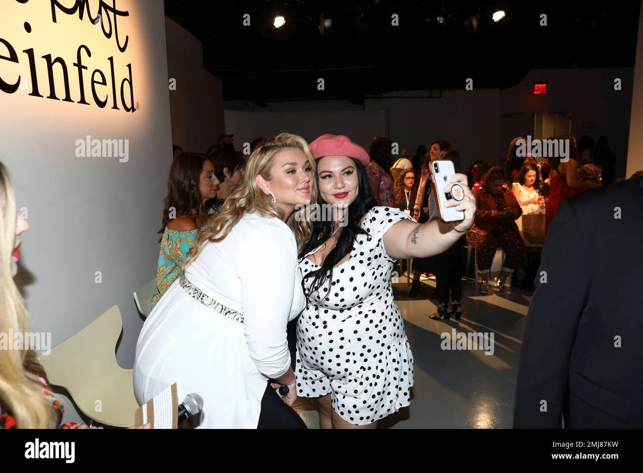 IMAGE DISTRIBUTED FOR THECURVYCON- Model Hunter McGrady, left, takes a ...