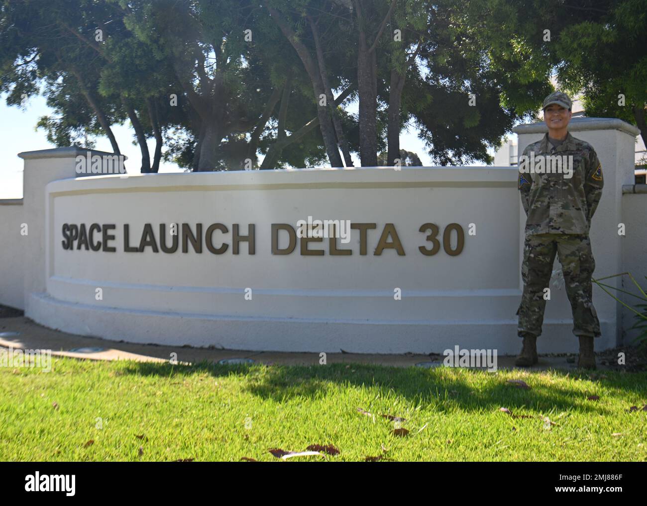 U.S. Air Force Chief Master Sgt. Cherise Mosley, Space Launch Delta 30 ...