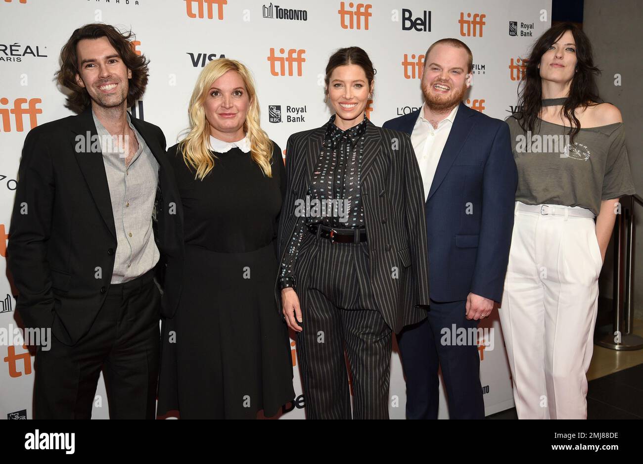 Executive producers Skip Bronkie, from left, Michelle Purple, actress ...