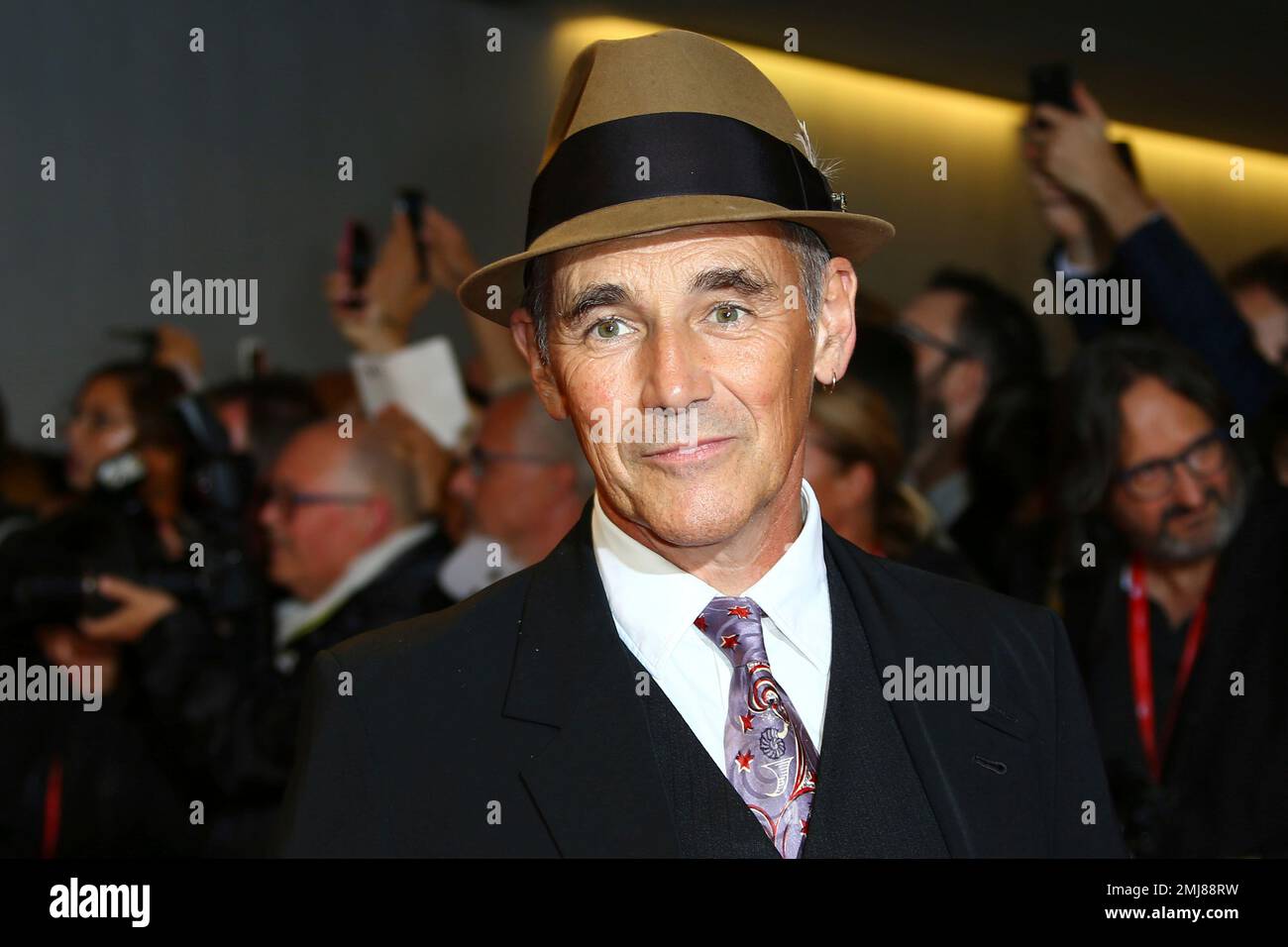 Actor Mark Rylance poses for photographers upon arrival at the premiere ...