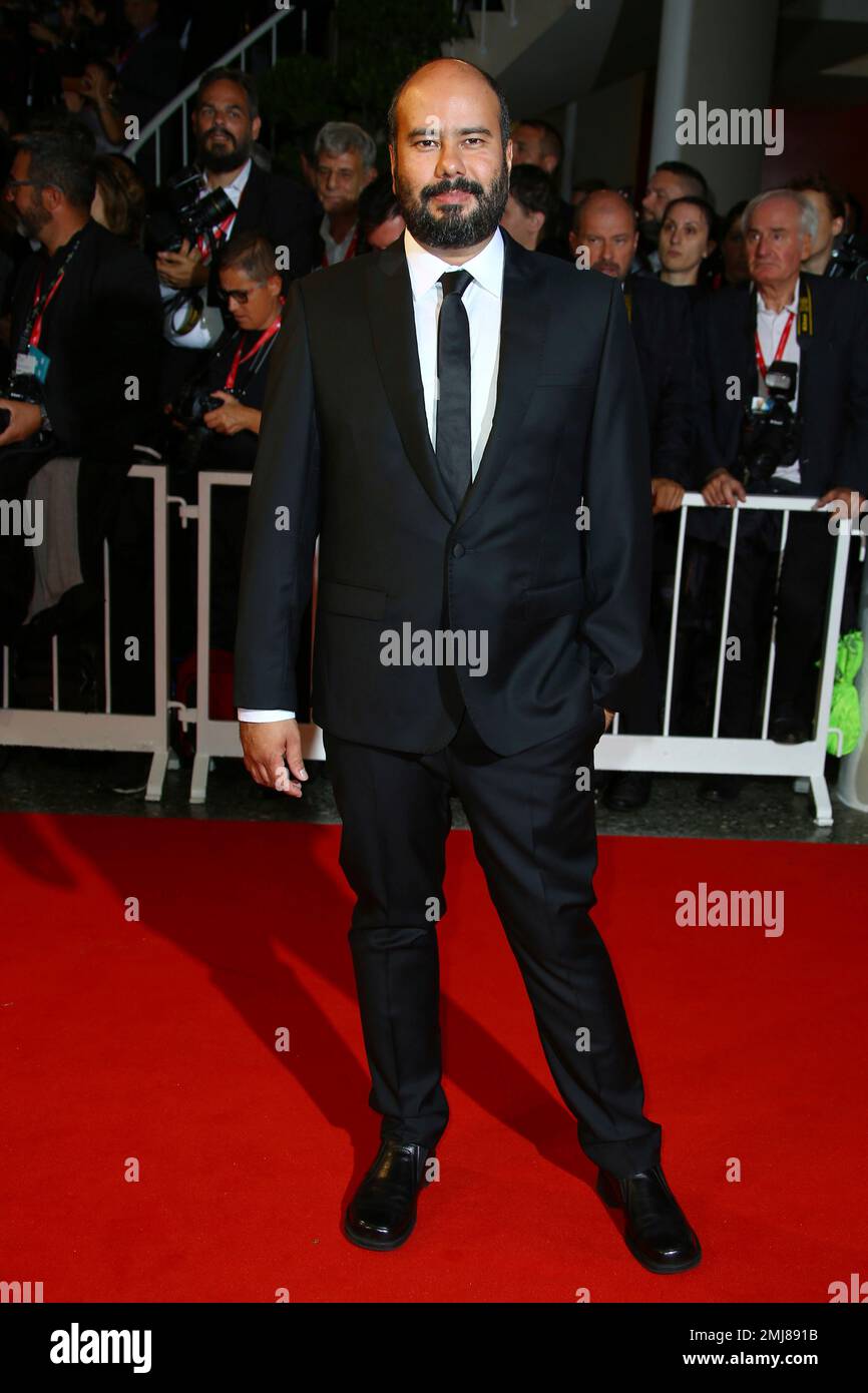 Director Ciro Guerra poses for photographers upon arrival at the ...