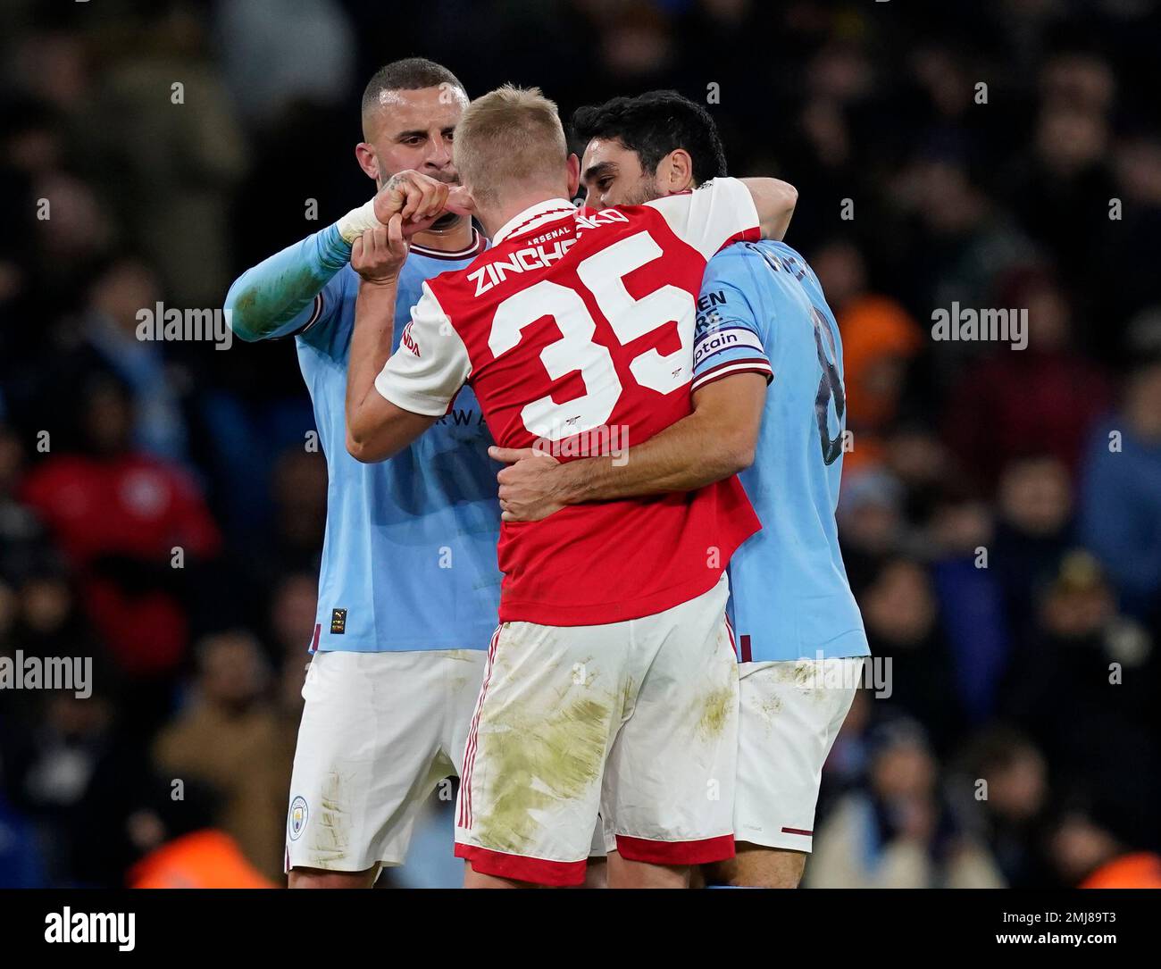 Manchester, England, 27th January 2023. Kyle Walker of Manchester City ...