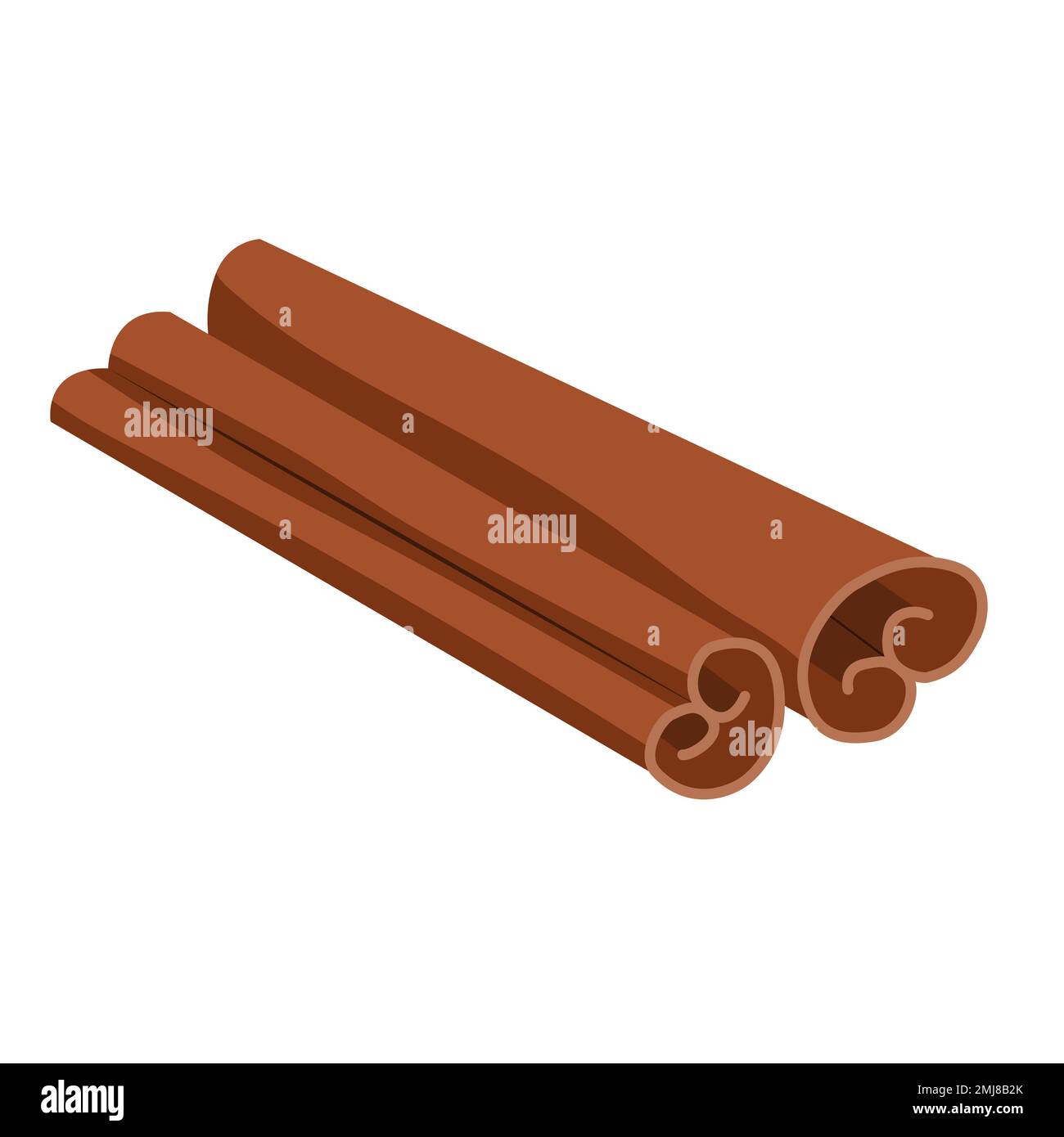 Cinnamon. vector illustration on a white background Stock Vector Image ...