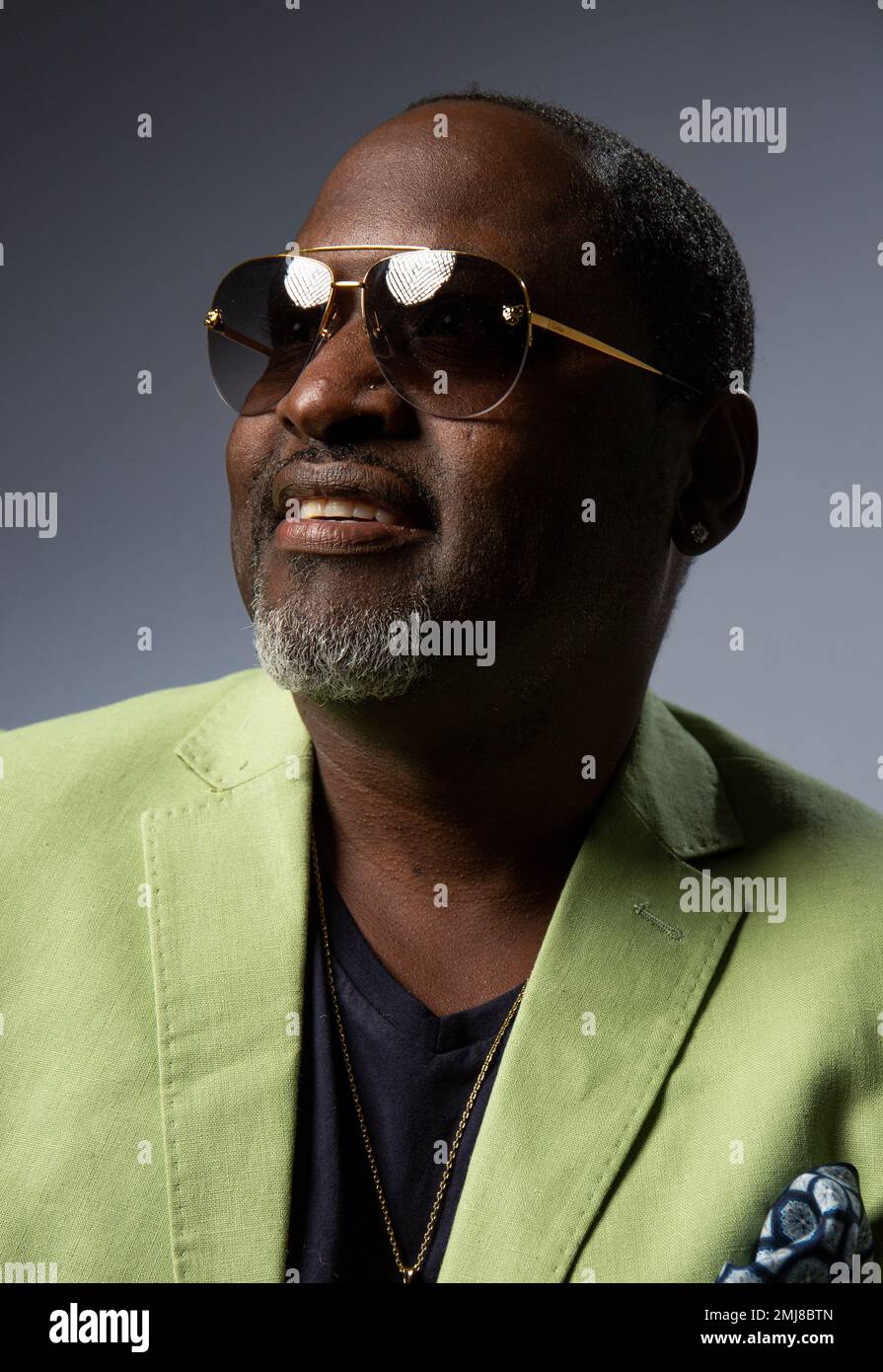 This Aug. 27, 2019 photo shows portrait shows R&B singer Johnny Gill ...