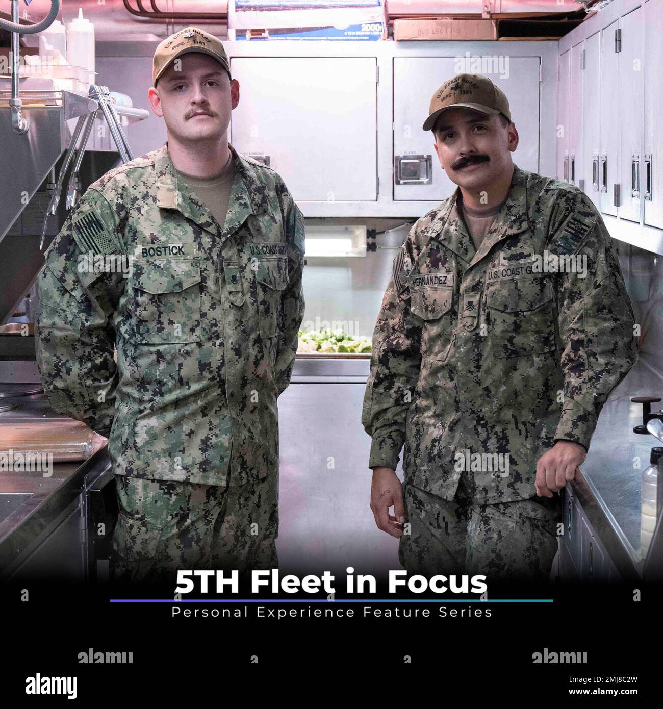 Culinary Specialist 2nd Class Christian Bostick, left, and Culinary ...