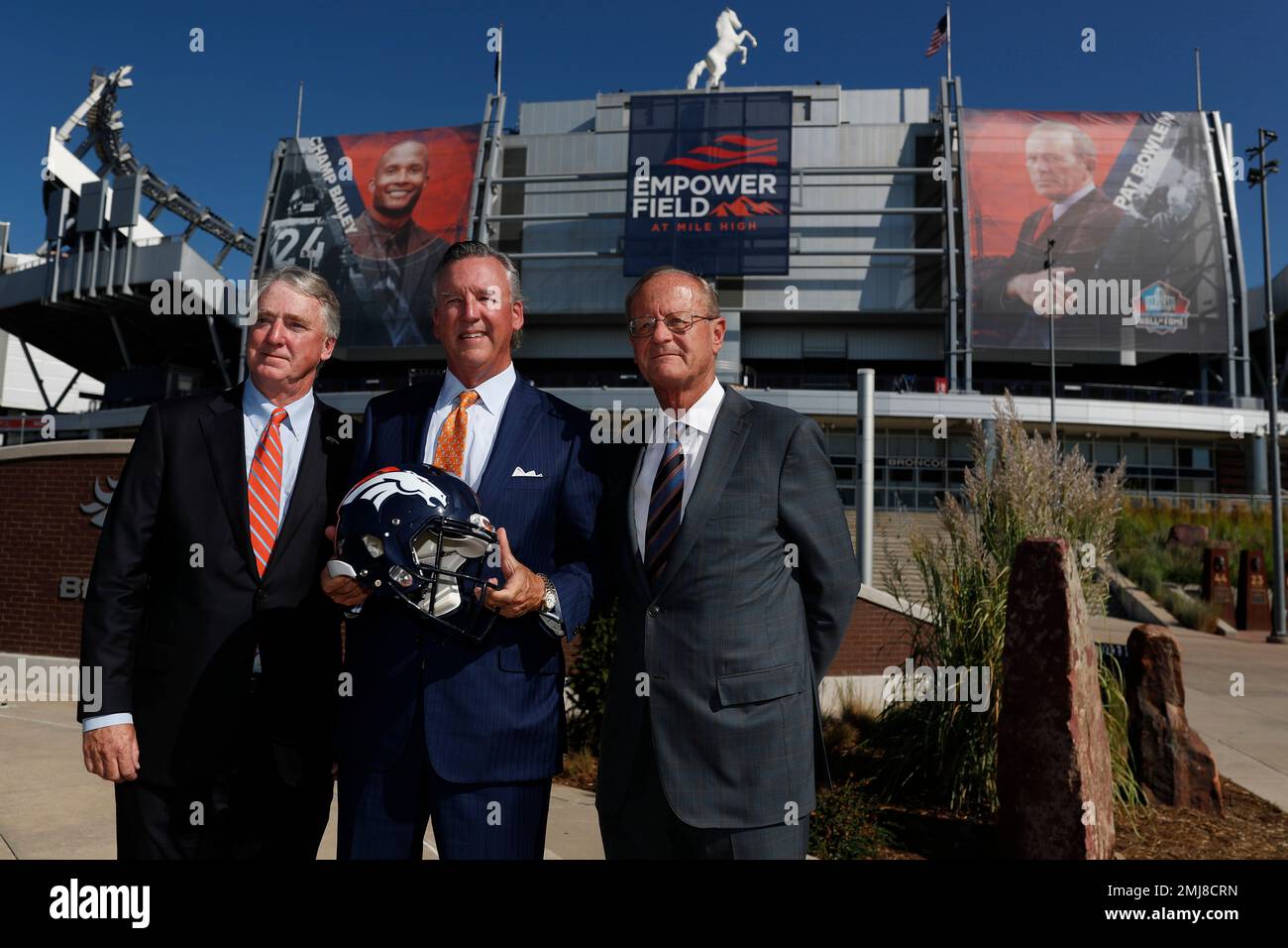 From left, Joe Ellis, chief executive officer and president of the ...