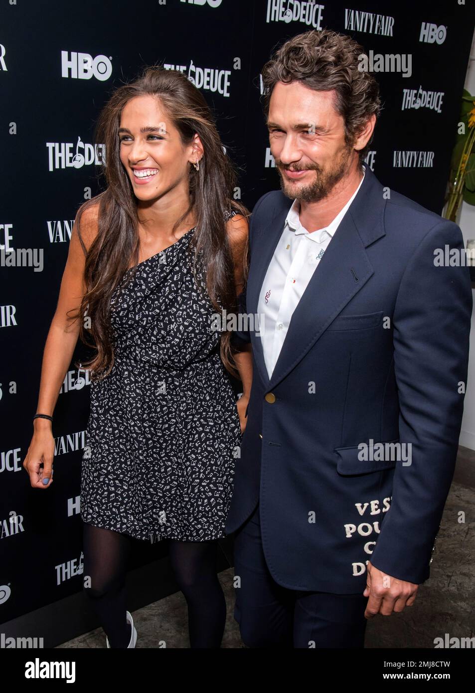 Isabel Pakzad and James Franco attend the premiere of HBO's "The Deuce ...