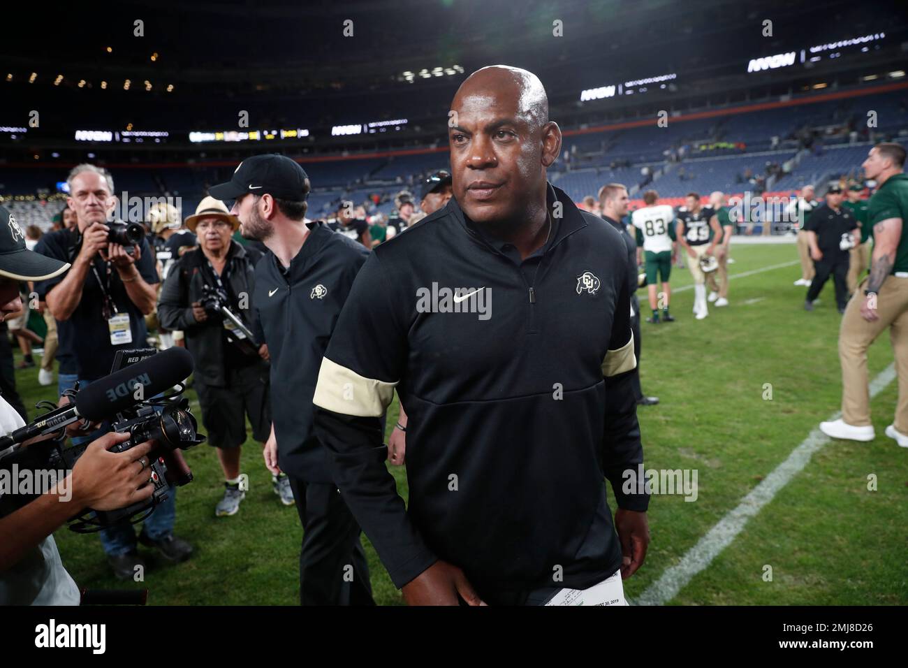 Colorado Buffaloes head coach Mel Tucker in the fourth quarter of an ...