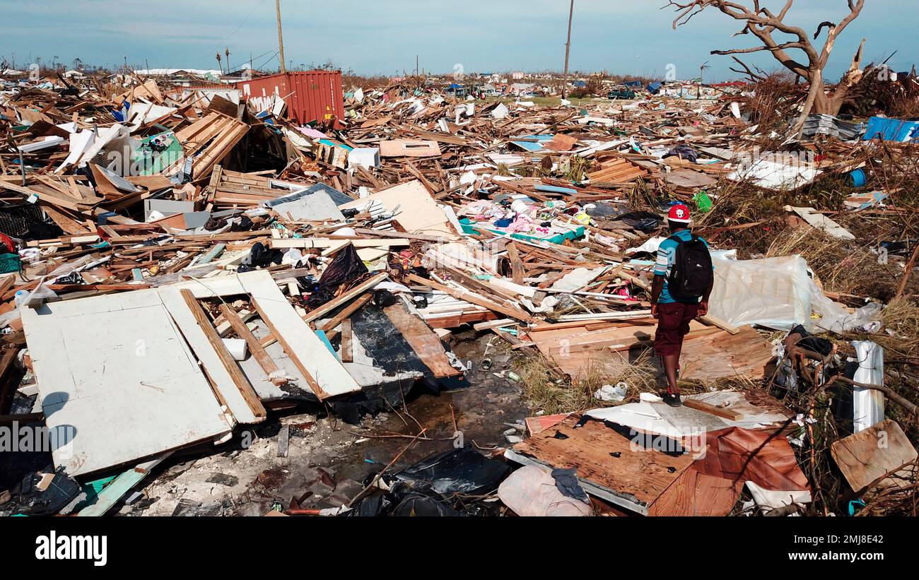 The extensive damage and destruction in the aftermath of Hurricane ...