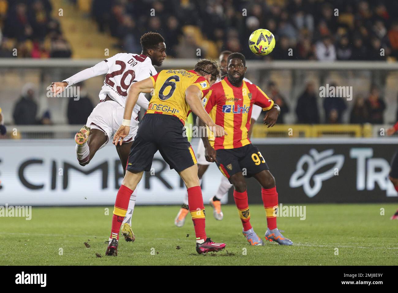 Via Del Mare stadium, Lecce, Italy, January 27, 2023, Dia (salernitana ...