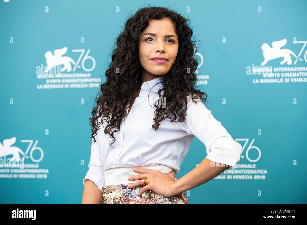 Actress Claudia Pineda poses for photographers at the photo call for ...