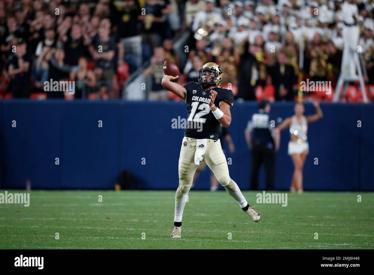 Colorado Buffaloes quarterback Steven Montez (12) in the third quarter ...