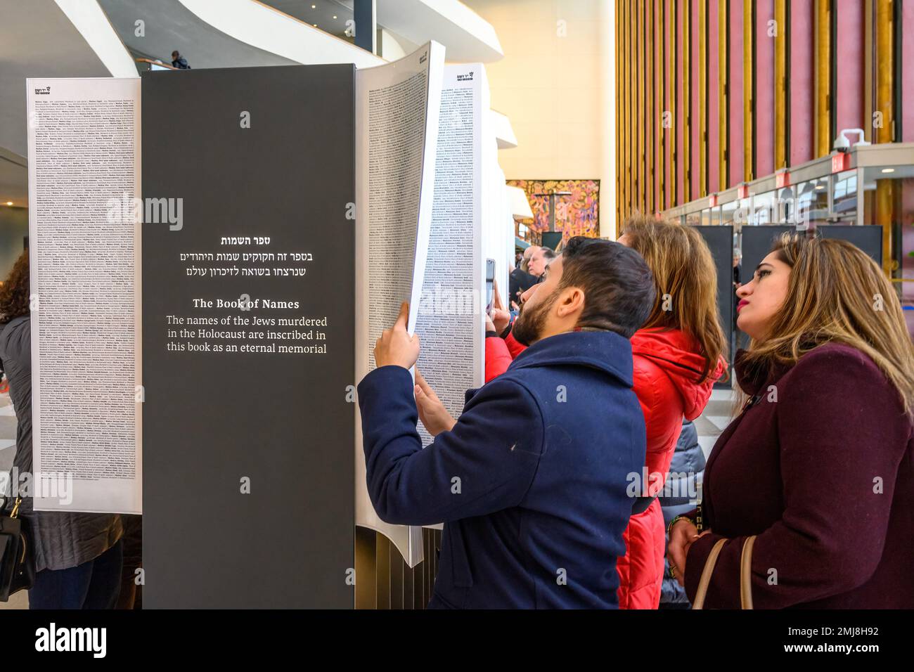 Book of names of holocaust victims hi-res stock photography and images ...