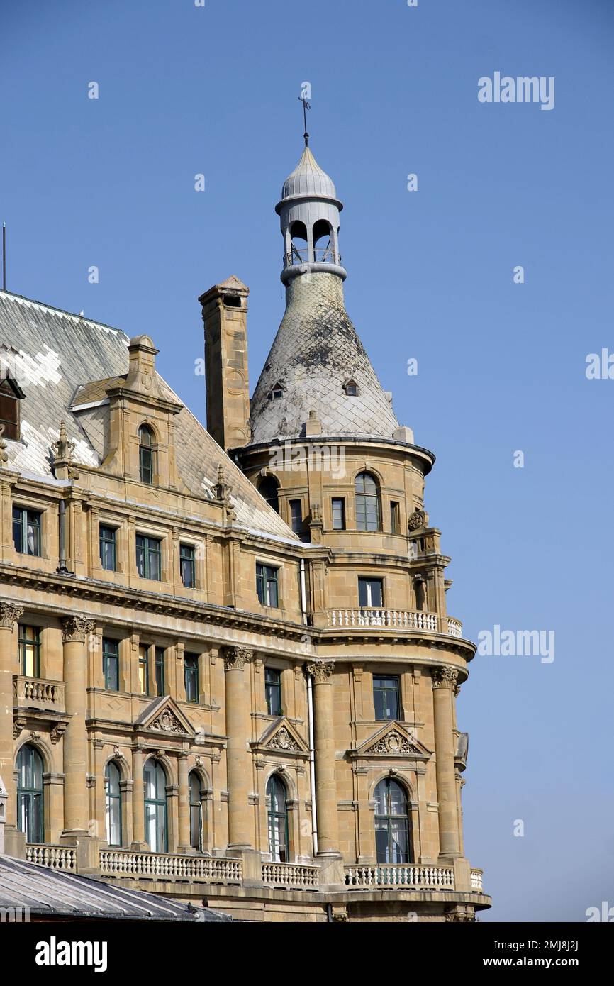 Located in Istanbul, Turkey, Haydarpaşa Station Building was built in ...