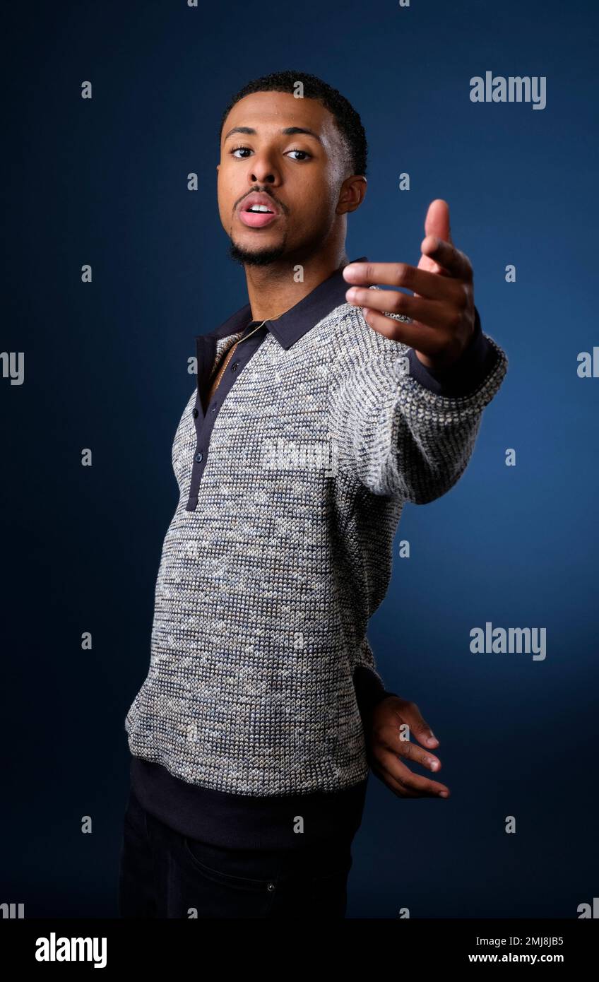 This July 2, 2019 photo, Diggy Simmons, cast member in the Freeform ...