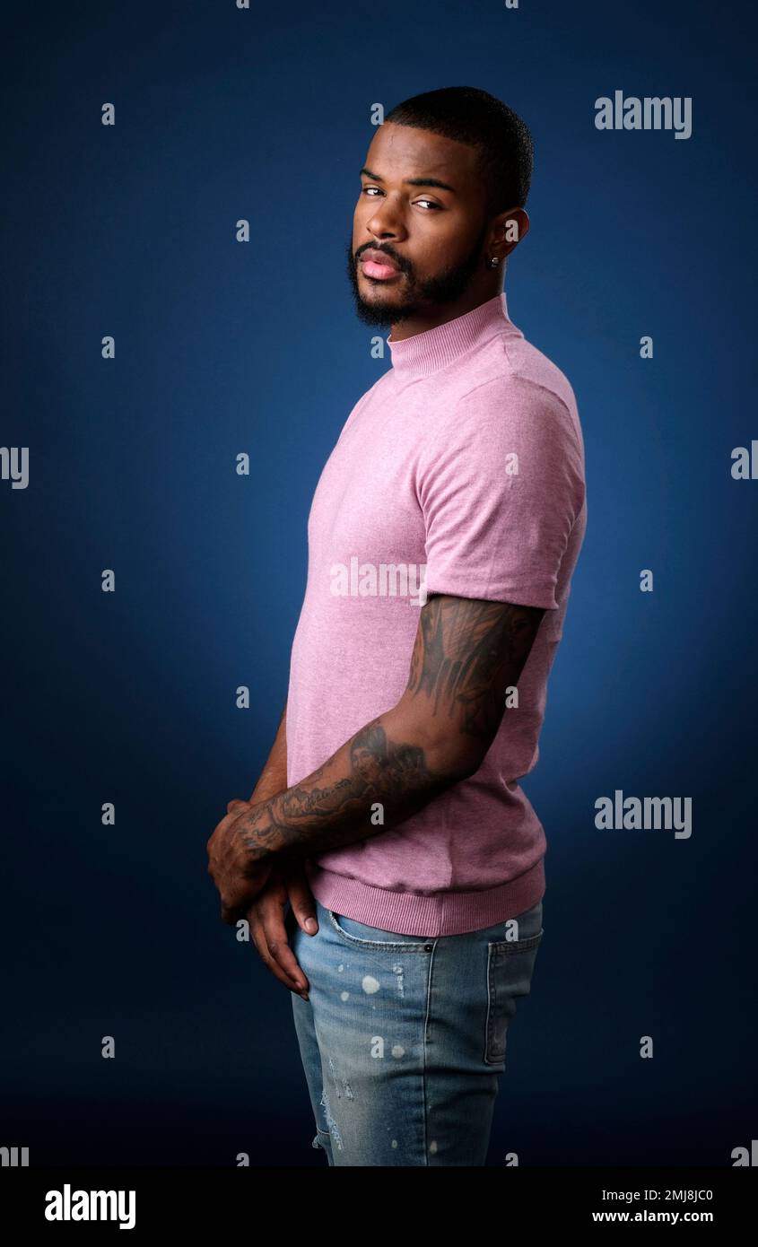 This July 2, 2019 photo, Trevor Jackson, a cast member in the Freeform ...