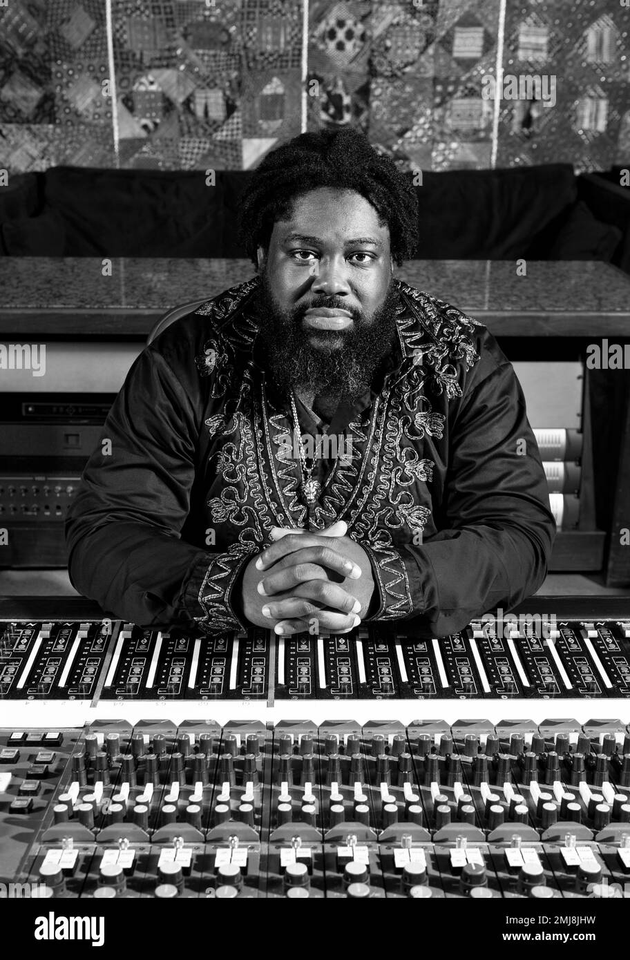 This Aug. 24, 2019 photo shows Derek Dixie at NRG Studio in Los Angeles ...